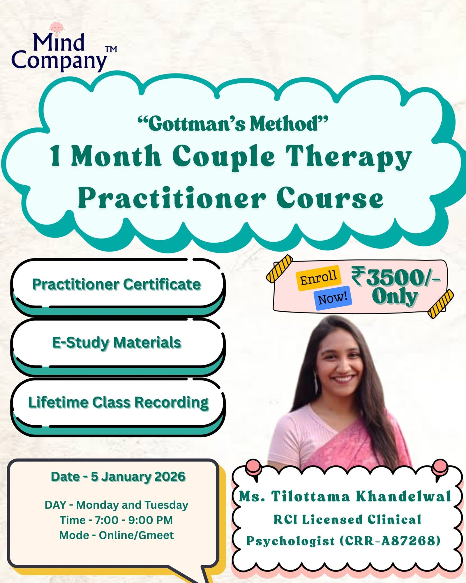 Couple Therapy Practitioner Course (Gottman’s Method) – 1 Month – Mind ...